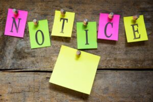 notice on sticky notes - Wyoming Department of Health