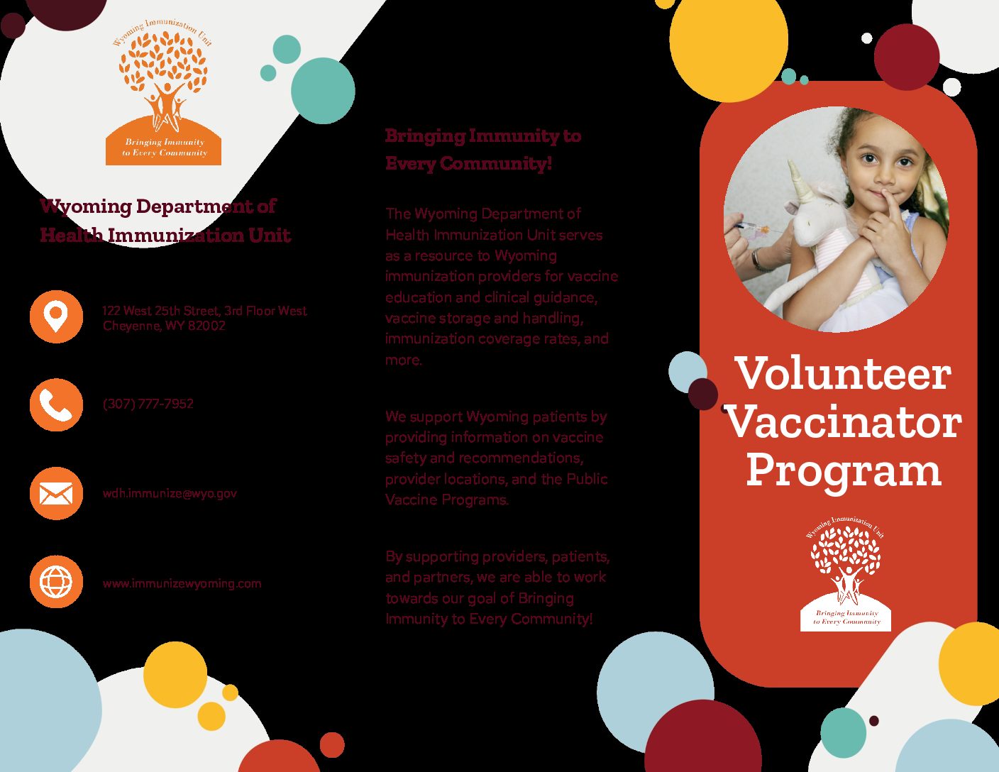 Volunteer Vaccinator Training - Wyoming Department of Health