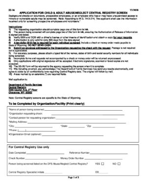 SS-26 - Wyoming Department of Health