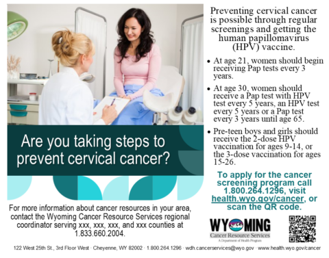 Cervical Cancer/HPV ads - Wyoming Department of Health