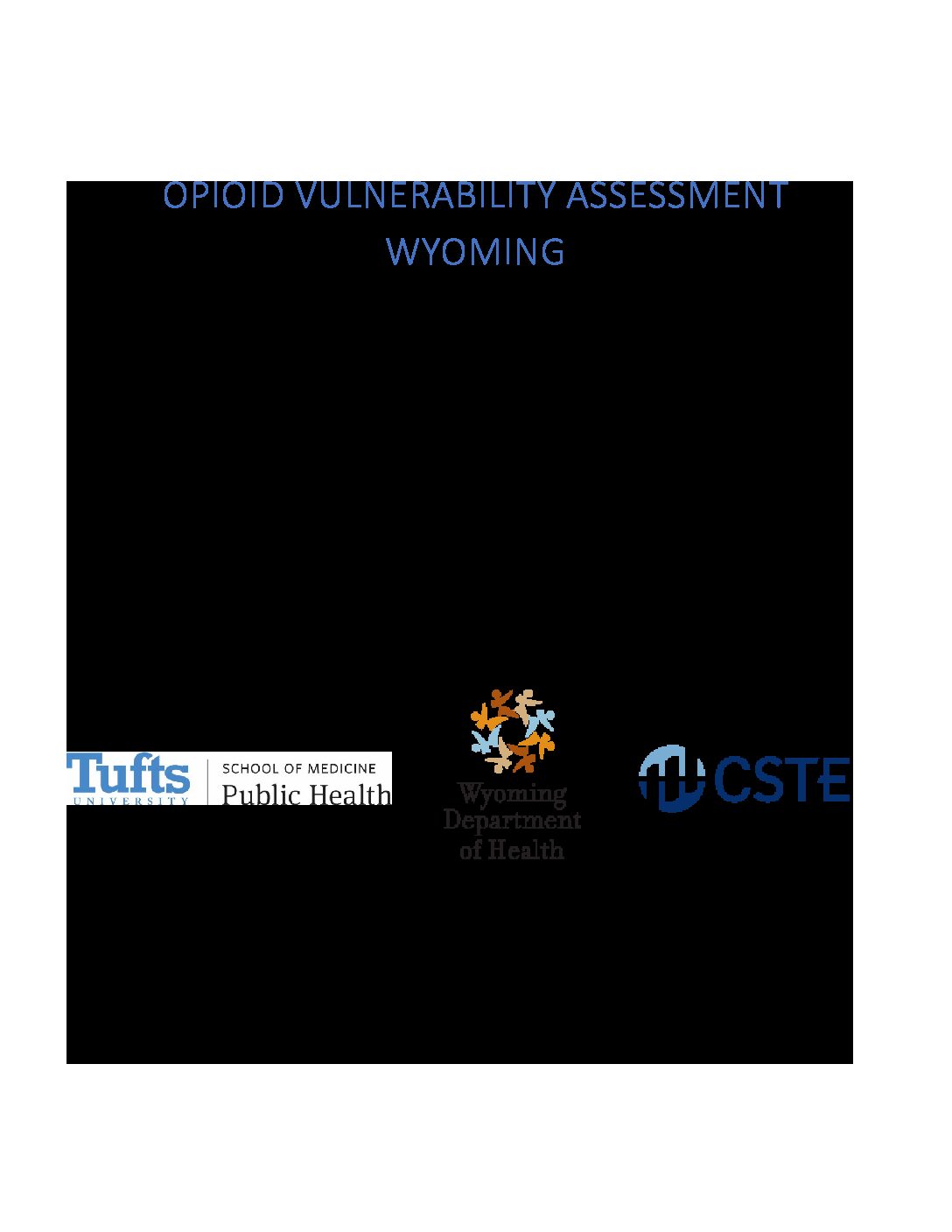 WY Vulnerability Report Final - Wyoming Department of Health
