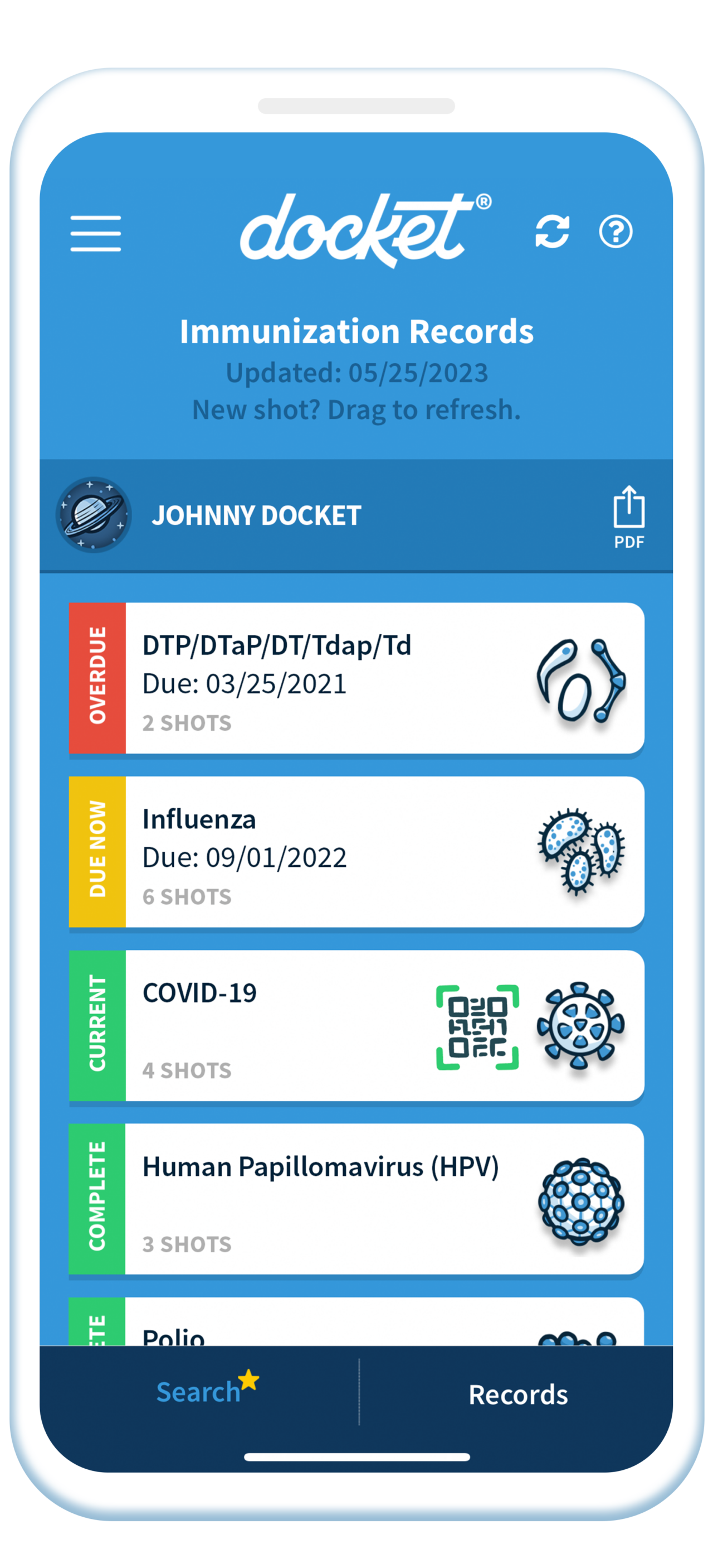 Vaccine Records and Docket - Wyoming Department of Health