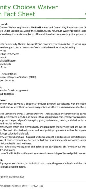 CCW Form 01 - CCW Program Application and Fact Sheet Fillable - Wyoming Department of Health