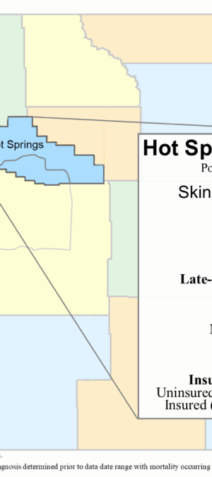 Hot Springs County skin data graphic- 2024 - Wyoming Department of Health