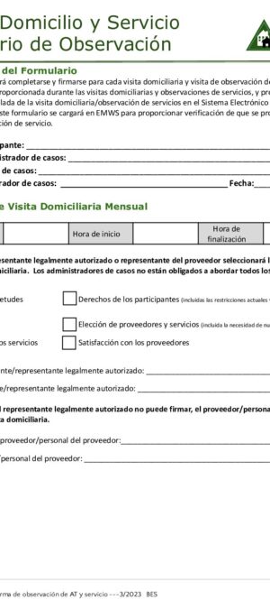 Translated copy of CM02.HV and Service Observation Signature Form ...