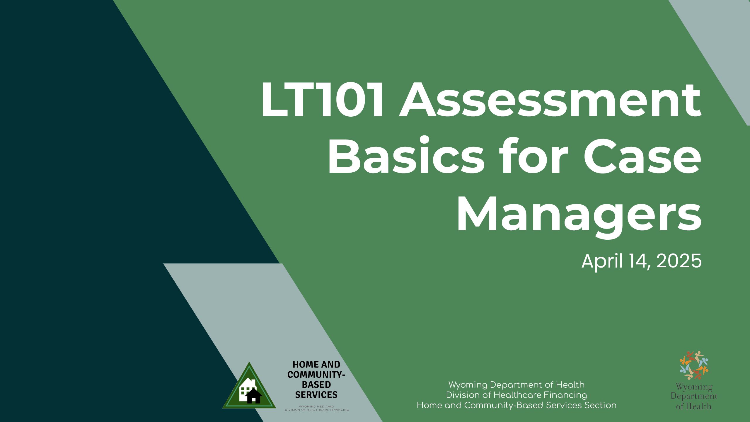 04.25 CMCCWT - LT101 Assessment Basics for Case Managers - Wyoming Department of Health